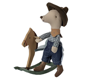 Maileg Cowboy Mouse on Rocking Horse - Little brother SS25 – Le Jeux ...
